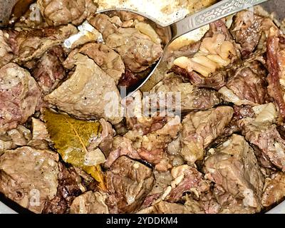 cooked cow lung on Egyptian cuisine, Cow lung is a type of offal used ...