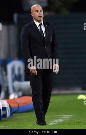 Head Coach Andrea Soncin of Italy pictured during the matchday 1 game ...
