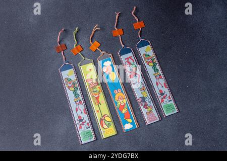 Old bookmarks for books and textbooks. Children's books of the USSR ...