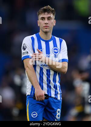 Brighton and Hove Albion's Brajan Gruda during the Premier League match ...