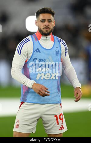 Alex Moreno of Nottingham Forest during the Emirates FA Cup Third Round ...