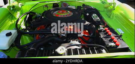 1970 lime Plymouth Superbird Stock Photo - Alamy