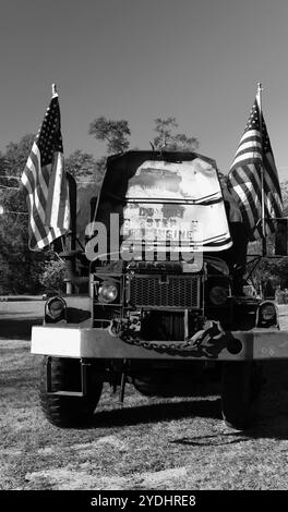 A restored vintage WWII deuce and a half Stock Photo - Alamy