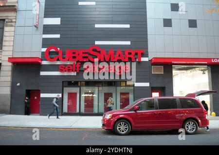 A CubeSmart Self Storage facility is seen in Manhattan, New York City ...