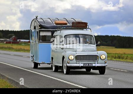 classic 1960s light green volvo P1800 ES vintage car Stock Photo - Alamy