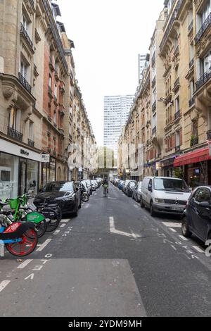 Paris city street view Stock Photo - Alamy