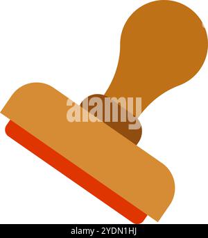 Simple stamp icon. Approval icon. Editable vector Stock Vector Image ...