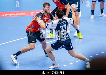 Steven Plucnar Jacobsen (Rhein-Neckar Loewen, #09), Moritz Sauter ...