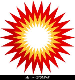 Pop explosion effect sign. Shock effect. Editable vector Stock Vector ...