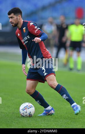 Aaron Martin during Genoa CFC vs Pisa SC, Italian soccer Serie A match ...
