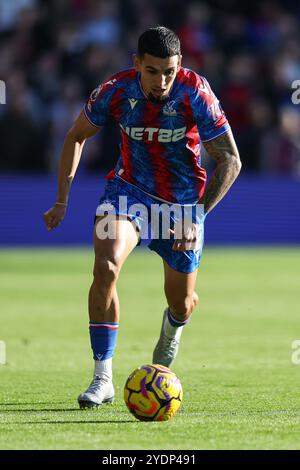 Daniel Munoz (2 Crystal Palace) in action during the Premier League ...