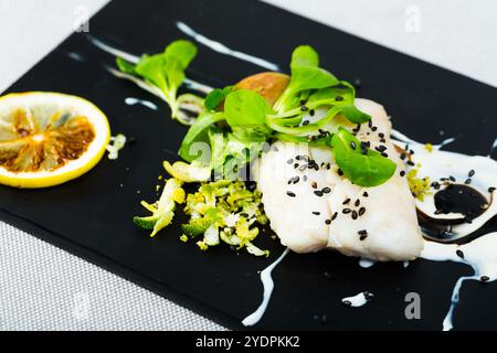 Recipe of French-style merluccius Stock Photo - Alamy