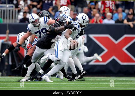 Houston Texans defensive tackle Folorunso Fatukasi walks off the field ...