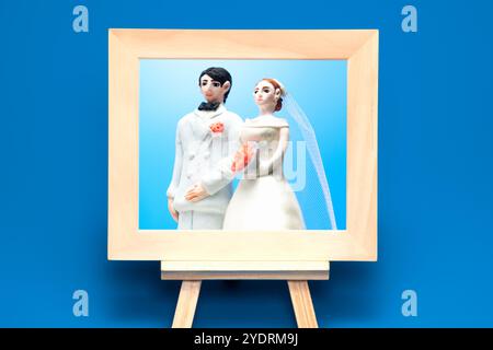 Bridal photo frames Stock Photo - Alamy