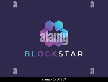 Creative and innovative block star logo design Stock Vector Image & Art ...