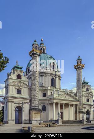 Karlskirche (St. Charles Church) has garnered fame due to its dome and ...