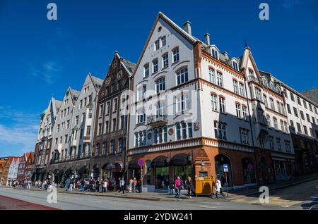 Historic Hanseatic quarter, UNESCO World Heritage Site, Bergen ...