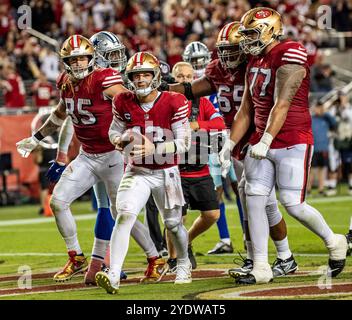 San Francisco 49ers guard Dominick Puni arrives prior to the game ...
