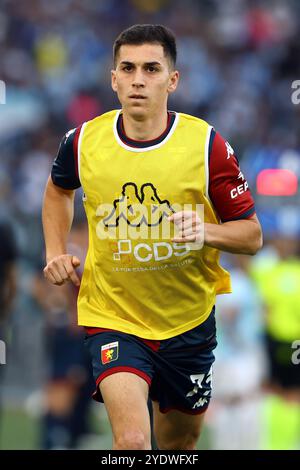 Olimpico Stadium, Rome, Italy - Patrizio Masini of Genoa CFC celebrates ...