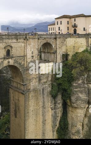 PUENTE NUEVO THE 1793 ARCHED BRIDGE BUILT IN THE CITY OF RONDA ...