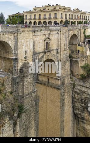PUENTE NUEVO THE 1793 ARCHED BRIDGE BUILT IN THE CITY OF RONDA ...