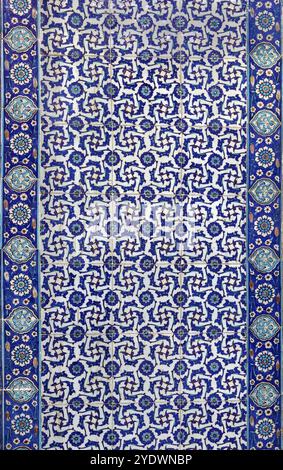 The Turkish ceramic tiles from Rustem Pasha Mosque, Istanbul Stock ...