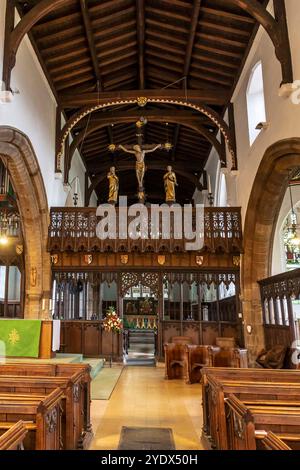The inside of St Mary's Church, Higham Ferrers , Northamptonshire ...