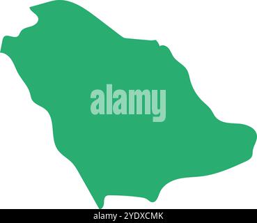 Saudi Arabia vector map. Editable template with regions, cities, red ...