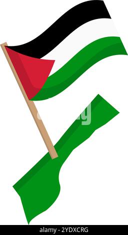 gaza strip map Stock Vector Image & Art - Alamy