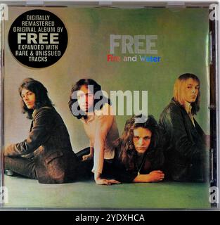 Free - Fire and Water - album cover. studio set up. Taken 2024 Stock ...