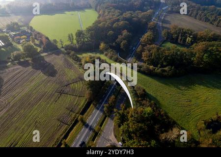 Motorway passing underneath Grimberg wildlife crossing forming a safe ...