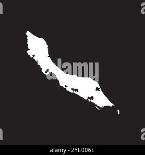 Curacao Map Illustration Element Design Stock Vector Image & Art - Alamy