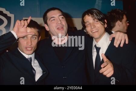 Gael Garcia Bernal, Javier Bardem and Diego Luna attend the InStyle and ...