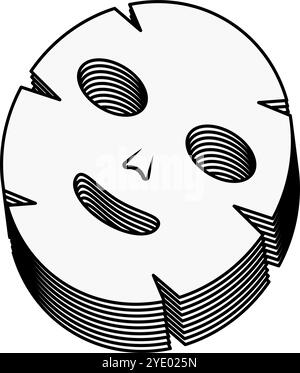 Multiple facial mask icons. Editable vector Stock Vector Image & Art ...