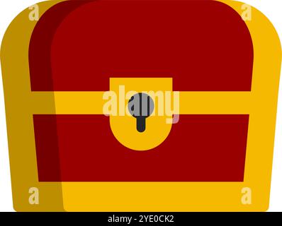 Treasure chest icon. Treasure box. Editable vector Stock Vector Image ...