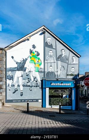 Mural in Carrick-on-Shannon, which depicts some of Leitrim's most ...