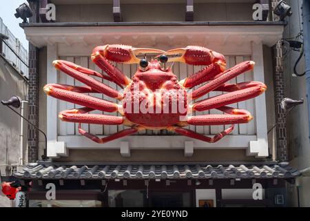 Giant Crag Figure Advertising Crab Restaurant Osaka Japan Stock Photo ...