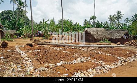 kinyasini village - a poor countryside village on zanzibar island Stock ...
