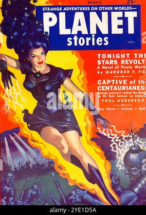 'Planet Stories' was a science fiction pulp magazine published in the ...