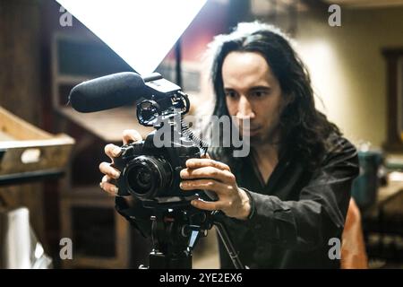Close Up Of Dslr Camera Recording Video Stock Photo - Alamy