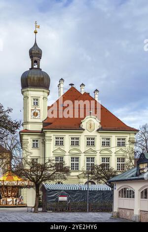 Town Hall of Altotting on main square, Germany, Europe Stock Photo - Alamy