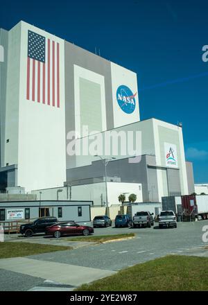 In the Vehicle Assembly Building (VAB) at NASA’s Kennedy Space Center ...
