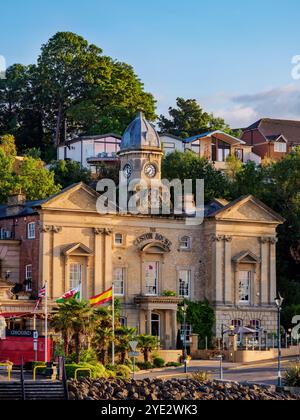 The Old Custom House at sunset, Penarth, Wales, United Kingdom Stock ...