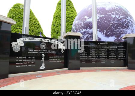 Glendora (LA County), California: Glendora Military Memorial Monument ...