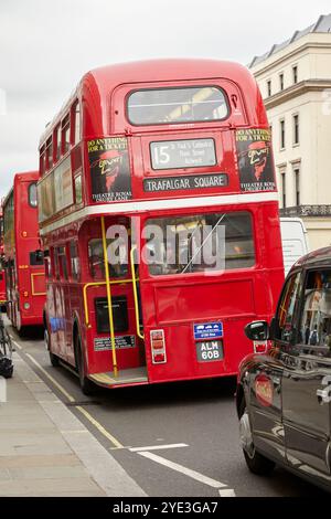 Routemaster Bus, Number 15 Bus London double decker bus, old bus Stock ...