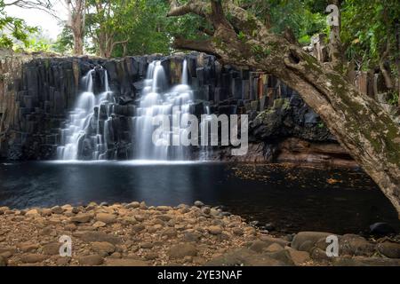 Rochester Fall, Wasserfall, Souillac, indischer Ozean, Insel, Mauritius ...