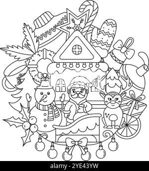 Christmas tree template, Christmas cookies, black color template ...