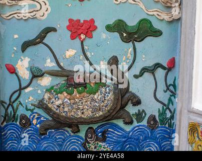 Hanoi, Vietnam: the turtle Kim Quy with the Restored Sword in Ngoc Son ...