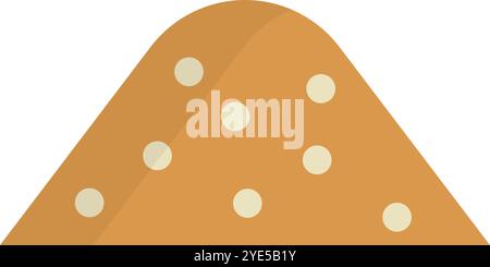 Simple soil icon. Mud icon. Editable vector Stock Vector Image & Art ...