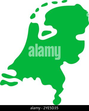 Netherlands Map. Dutch map. Editable vector Stock Vector Image & Art ...